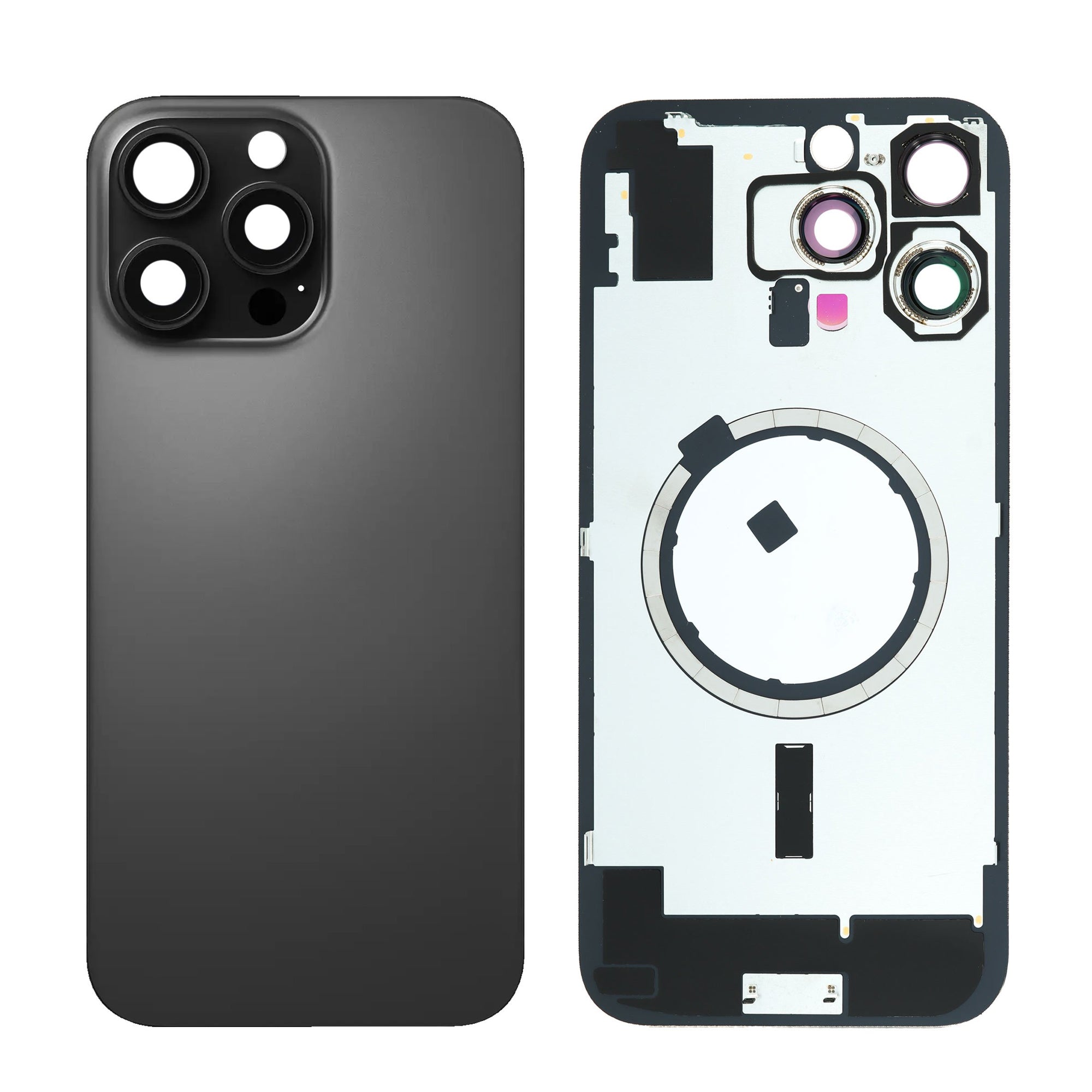 iPhone 16 Pro Max Back Glass Battery Cover with Frame / Magsafe Magnet