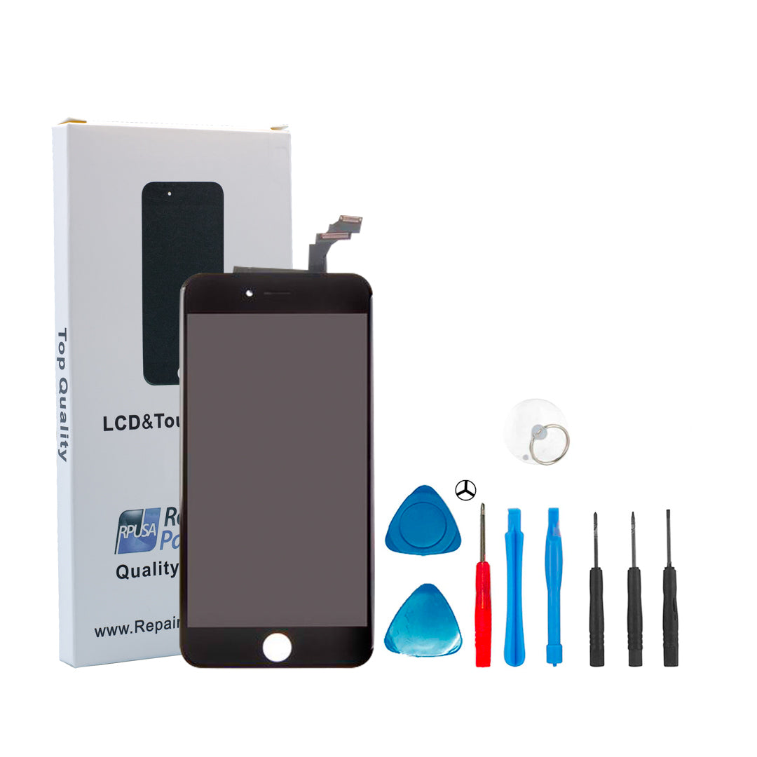 Screen Repair Kits :: iPhone 6 Plus Black Grade A Glass Screen ...